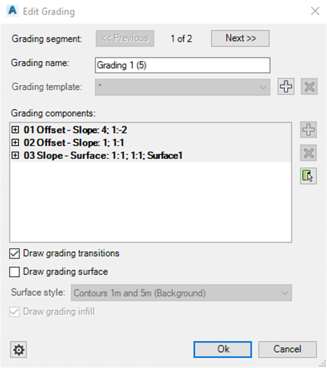 Civil 3D > Surface and Grading > Edit Grading | KobiLabs