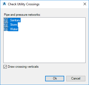 Civil 3D > Analyze > Utility Crossings Analysis | KobiLabs