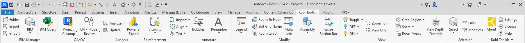Revit > Get Started > User interface | KobiLabs
