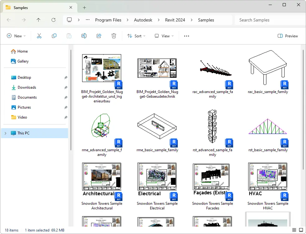 Revit > BIM Manager panel > Folder | KobiLabs