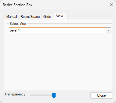 Revit > View panel > Resize Section Box | KobiLabs