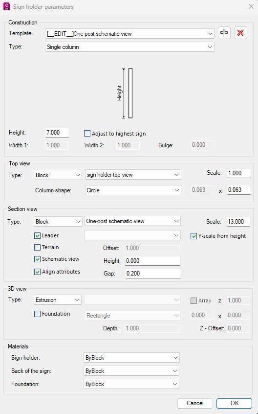Signs and Stripes > Traffic Signs > Insert Sign Holder | KobiLabs
